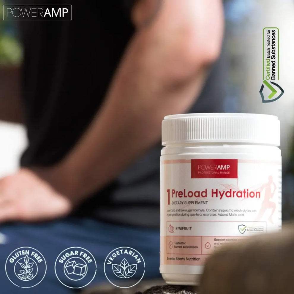 PowerAMP Pre Load Hydration Powder - Fast & Effective Electrolyte