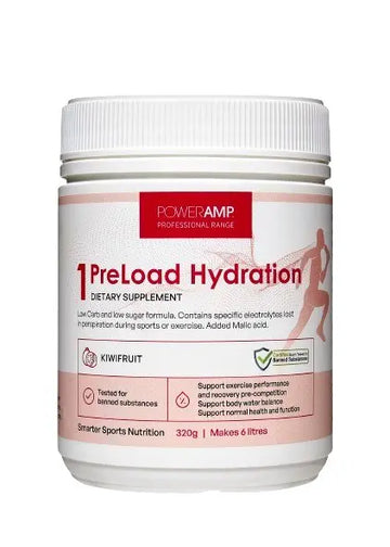 PowerAMP Pre Load Hydration Powder - Fast & Effective Electrolyte